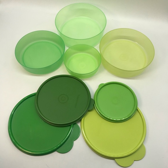 Tupperware | Kitchen | Tupperware Set Refriredondos 4 Containers | Poshmark
